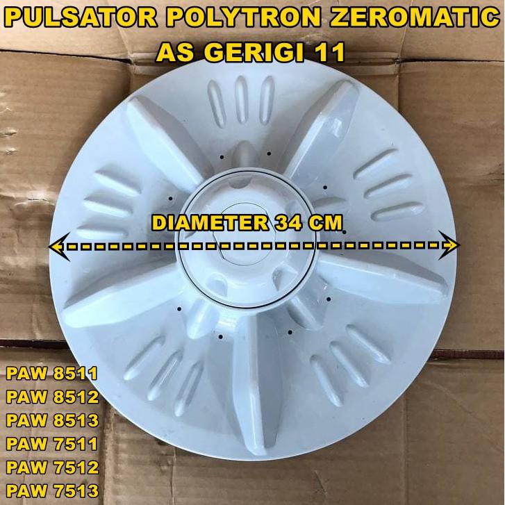 Pulsator Mesin Cuci Polytron Zero Matic 1 Tabung diameter 34 - Shop ...