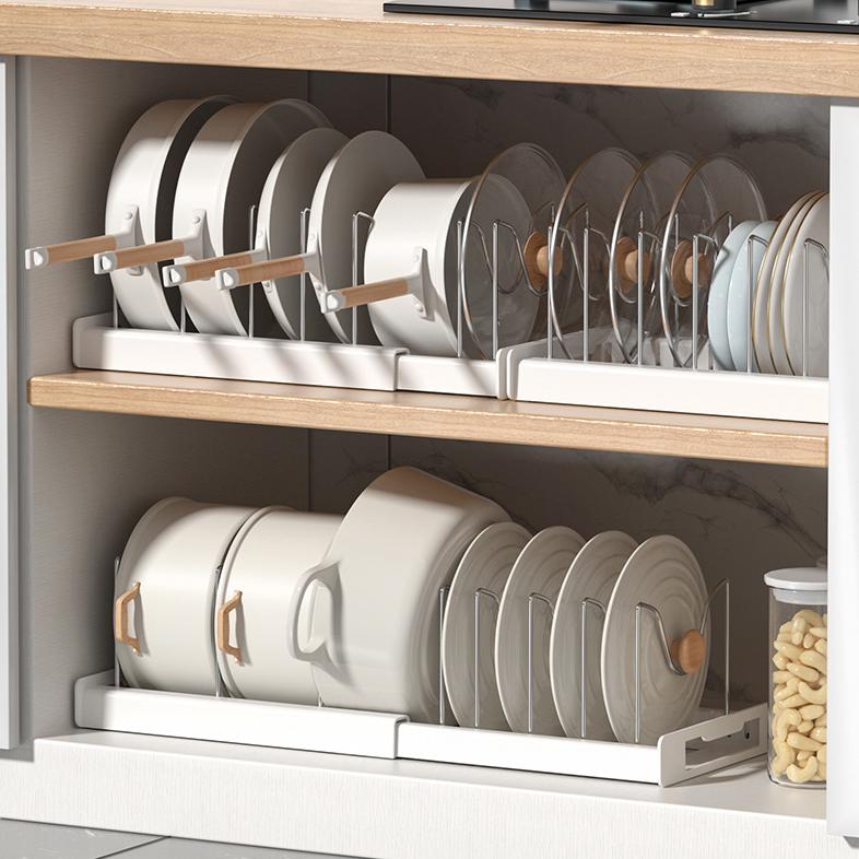 Restock Expandable Pot and Pan OrganizerRack for Cabinet, Kitchen ...