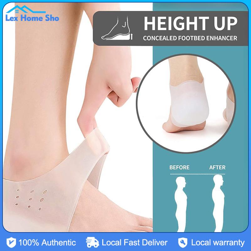 1 Pair Height Increase Insole 2-6cm Invisible Silicone Heigh - TikTok ...