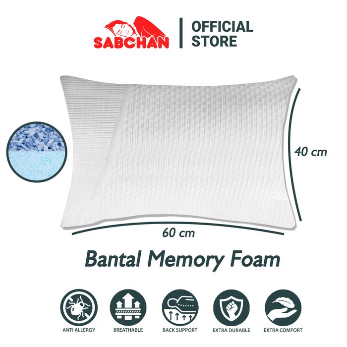 Promo Sabchan - Bantal Memory Foam Pillow Kain knitting - Kab ...