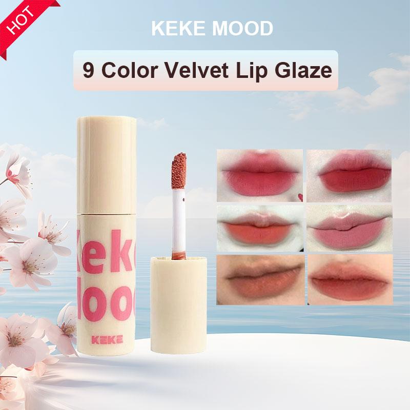 [COD&HOT Sale] 9 Color Velvet Lip Glaze Matte Moisturizing Lip - TikTok ...