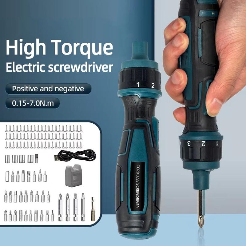 Portable 3.6V Electric Screwdriver 6 Torque Wireless Power Tool ...