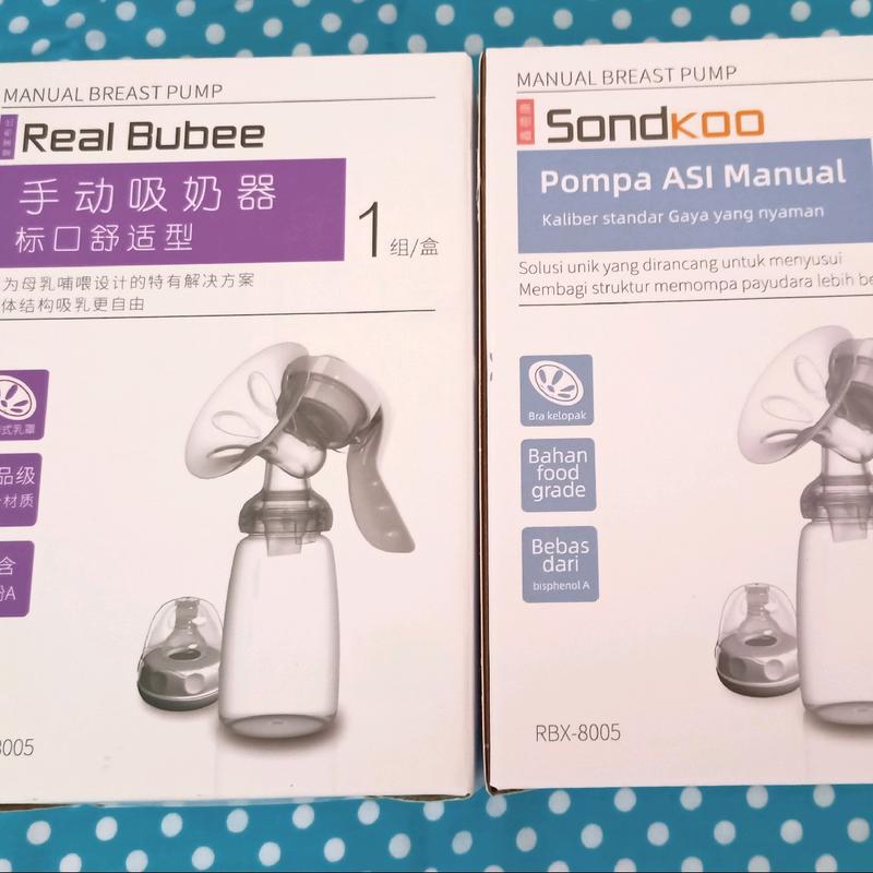 Breast Pump Real Bubee Manual/single pump - Shop | Tokopedia