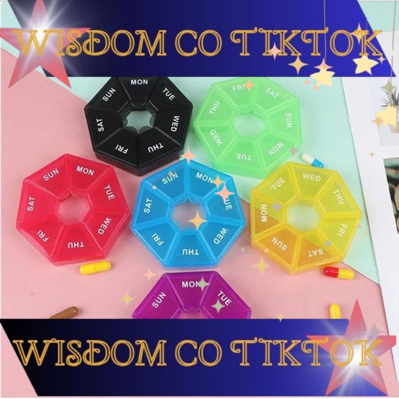 7Days Pill Case Candy Vitamin Storage Box Travel Portable Mini - TikTok ...