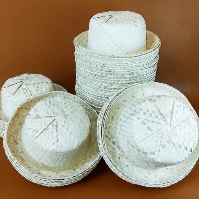 Buri magsasaka/katipunero native hat for kids Plain Plain Plain ...