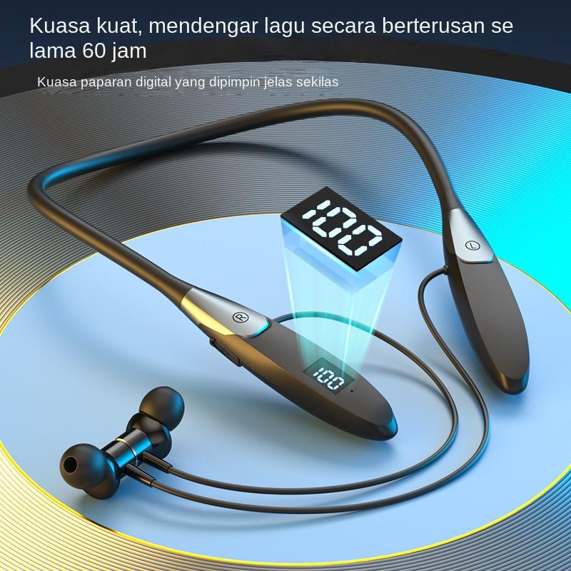 Alat Dengar Bluetooth, Leher Halter, Bateri Besar, Paparan Digital ...