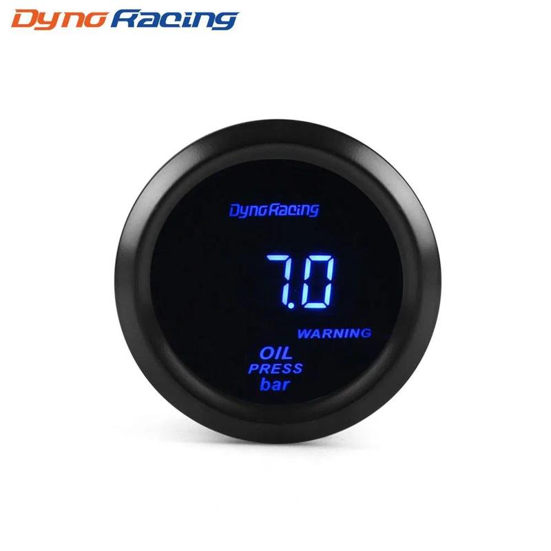 Meter Tekanan Minyak, Dynoracing, 2 "52MM, Digital, Julat Tekanan ...