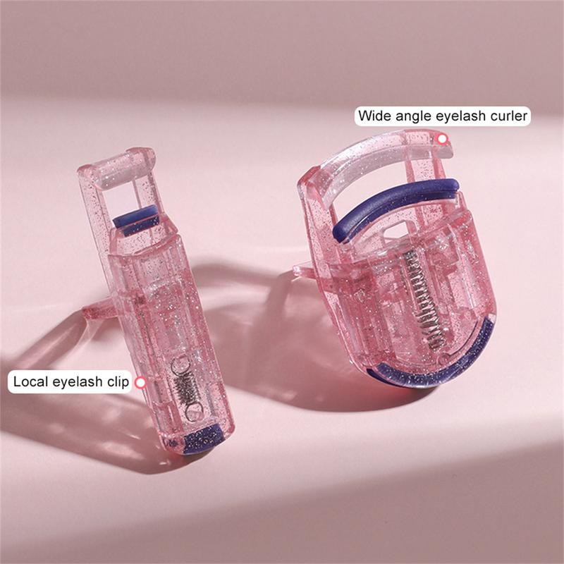 Mini Eyelash Curlers, Travel Plastic Lash Curlers with Replacement ...