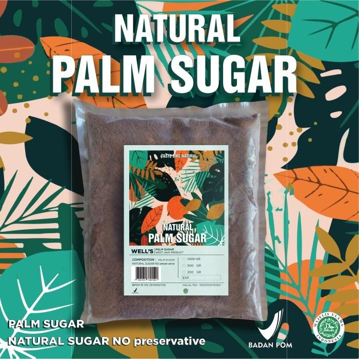 Jual GULA AREN BUBUK / NATURAL PALM SUGAR POWDER WELLS - 1000 GRAM ...