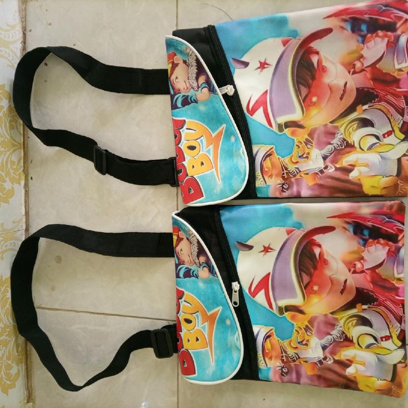 tas selempang anak karakter Boboiboy, tas ngaji , tas TPQ anak - Shop ...