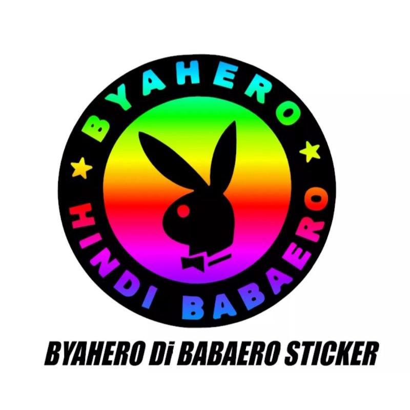 byahero di babaero 3inch round waterproof hologram sticker - TikTok ...