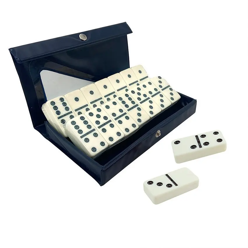Batu Domino Gaple Set 28 PCS, Board Game Domino Balok Tebal dengan ...