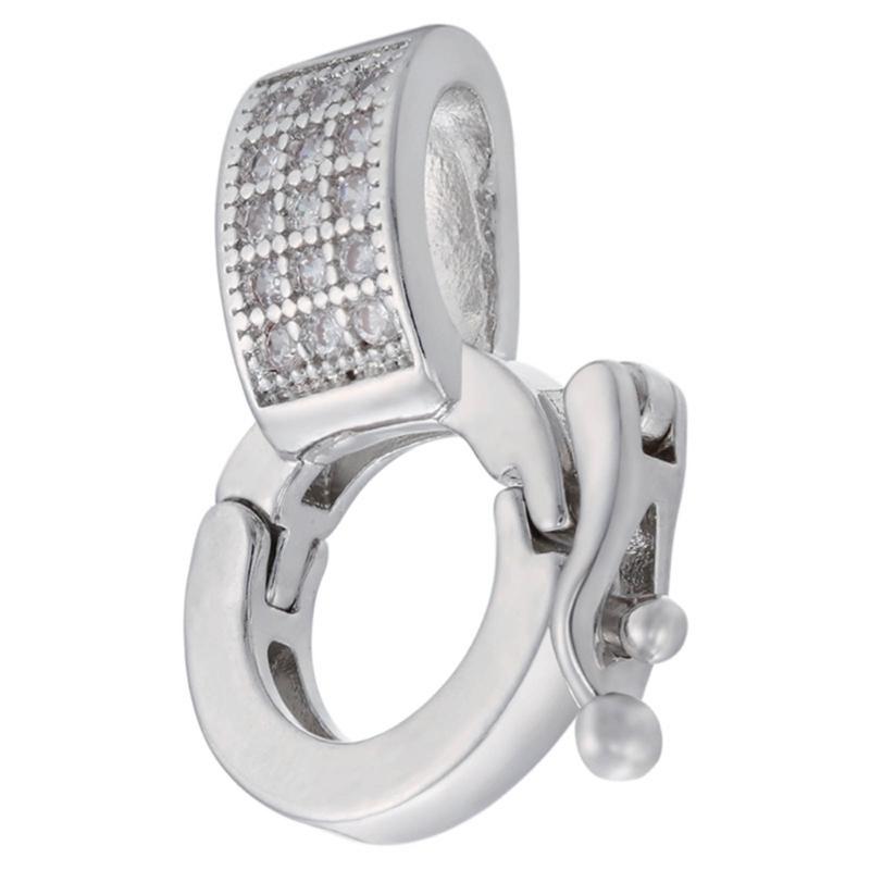 KANG Fold Over Clasps Enhancer Clasp Cubic Zirconia Connecto - TikTok ...