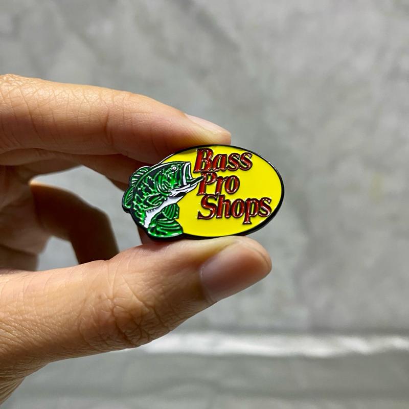 Bass Pro Shops Logo Metal Pin Enamel Bros - Shop | Tokopedia