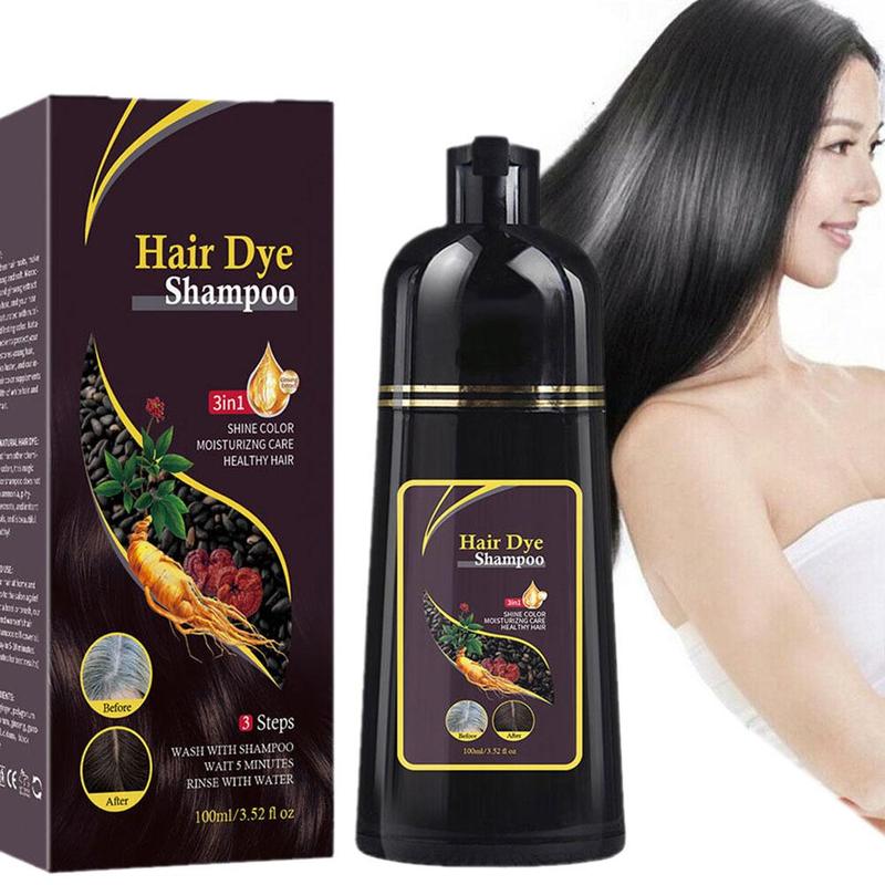 Syampu Pewarna Rambut, Warna Hitam, 100ml, Alamiah dan Ringan, - TikTok ...