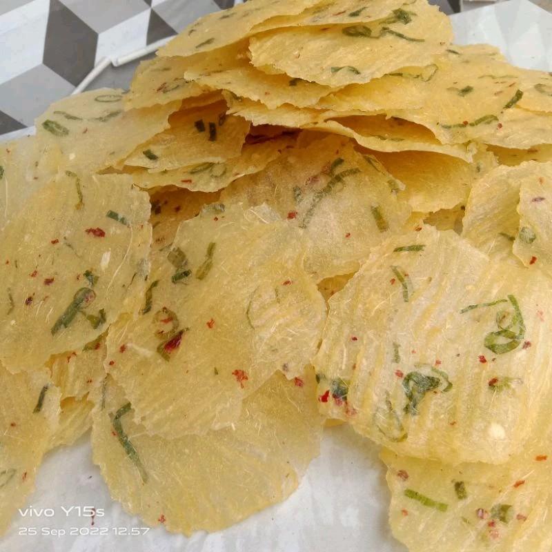 kicimpring mentah rasa bawang daun khas ciamis Cemilan Food Pedas ...