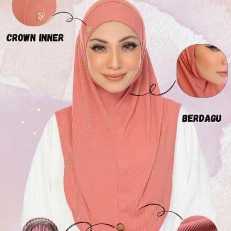 Syria instant hijab with inner Duck inspired - TikTok Shop Philippines