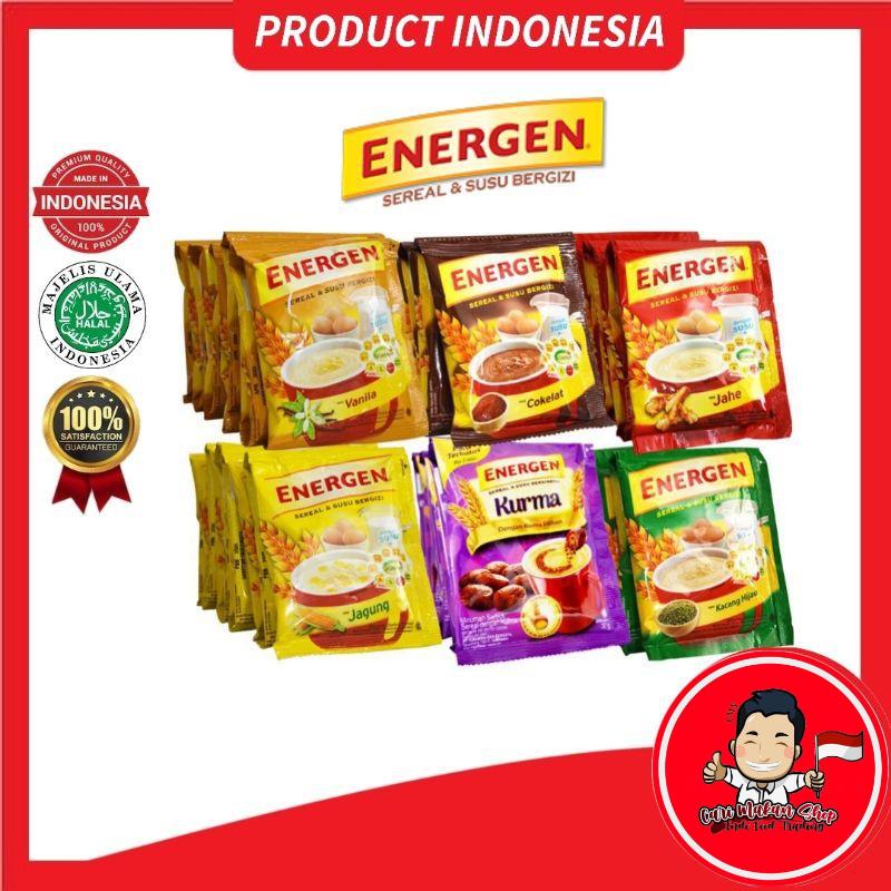 Energen 1 Renteng x 10pcs Product Indonesia Minuman Cereal Susu ...