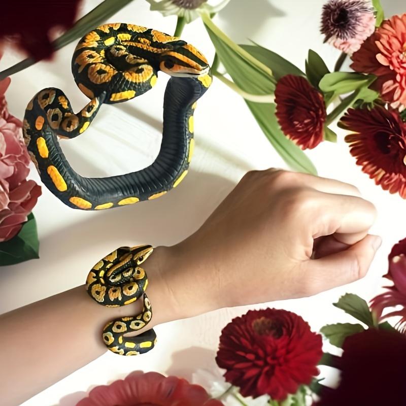 2 Pieces of Realistic Animal Model Python Bracelet Prank Tricks - TikTok Shop