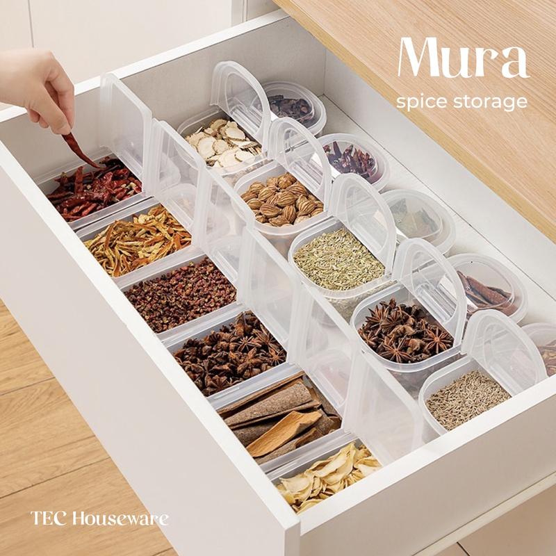 【TEC】MURA Kotak Makanan Sekat Portable Container Box Plastik - Shop ...