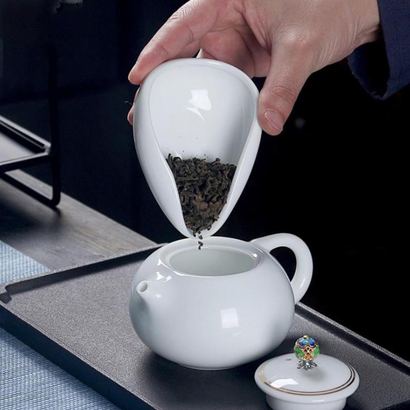 Sudu Teh Seramik, Alat Kopi dan Teh, Aksesori Teh Kung Fu Cina - TikTok ...