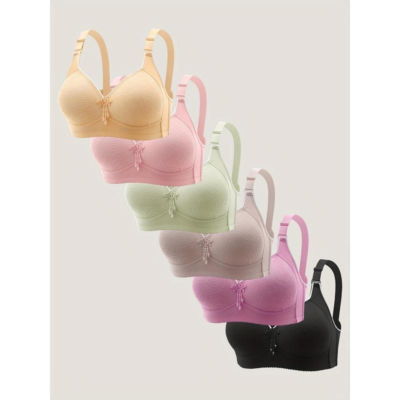 [6pcs Wireless Push Up Bras] 6-Pack EssElegance Mature Style - TikTok Shop
