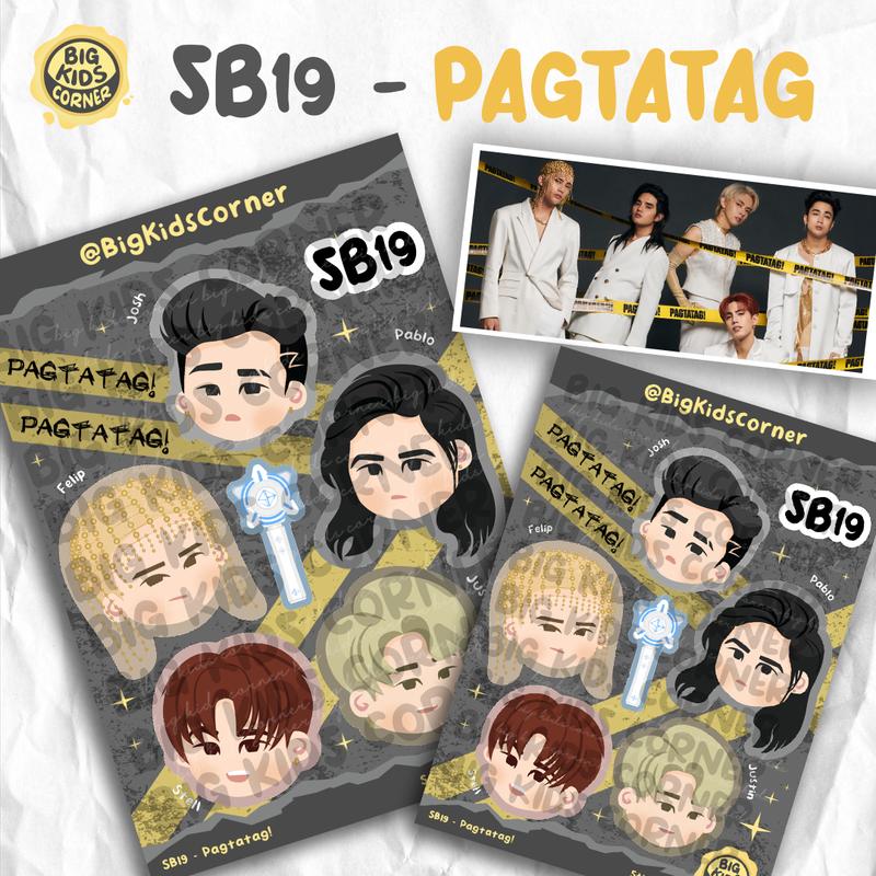 SB19 Mahalima - Pagtatag! BUBBLEHEAD (Waterproof Stickers) | - TikTok ...