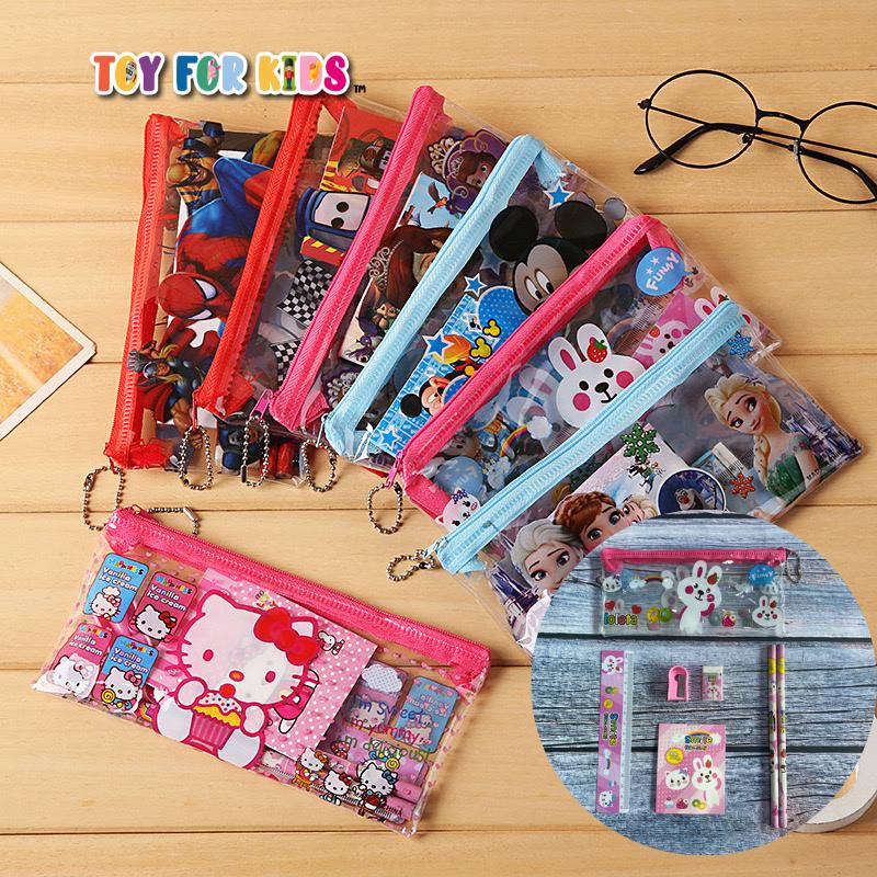 7 in 1 Stationary Set Kids Stationery Pencil Hadiah Birthday - TikTok ...