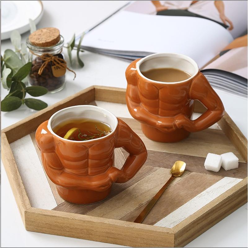 [READY STOCK] Macho Mug Eight Pack Abs Muscle Cup Ceramic Mu - TikTok ...