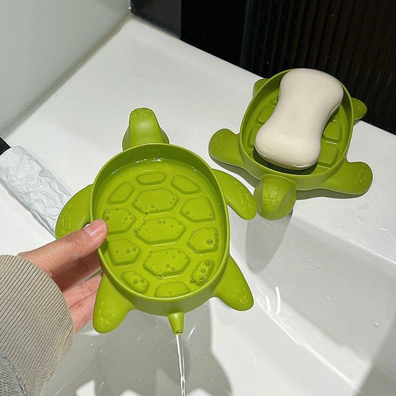 Turtle Drain Soap Box Practical and Cute Cartoon Turtle Soap - TikTok ...