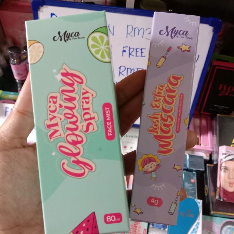 myca spray glowing/myca mascara - TikTok Shop Malaysia