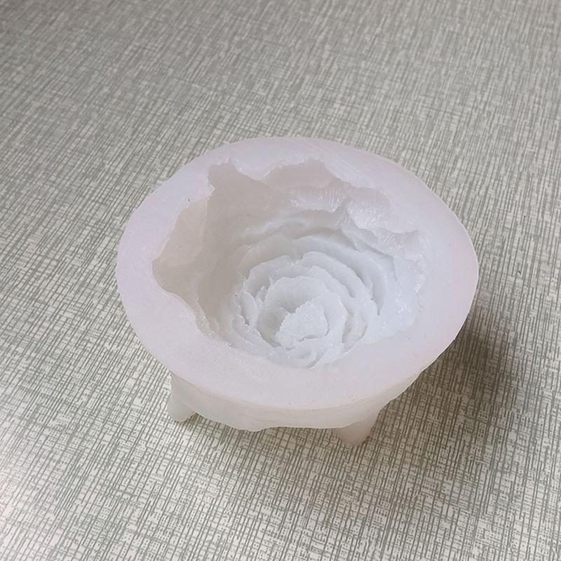 Acuan Silikon DIY, Bunga Peony dan Camellia, Buatan Tangan, Sesuai ...
