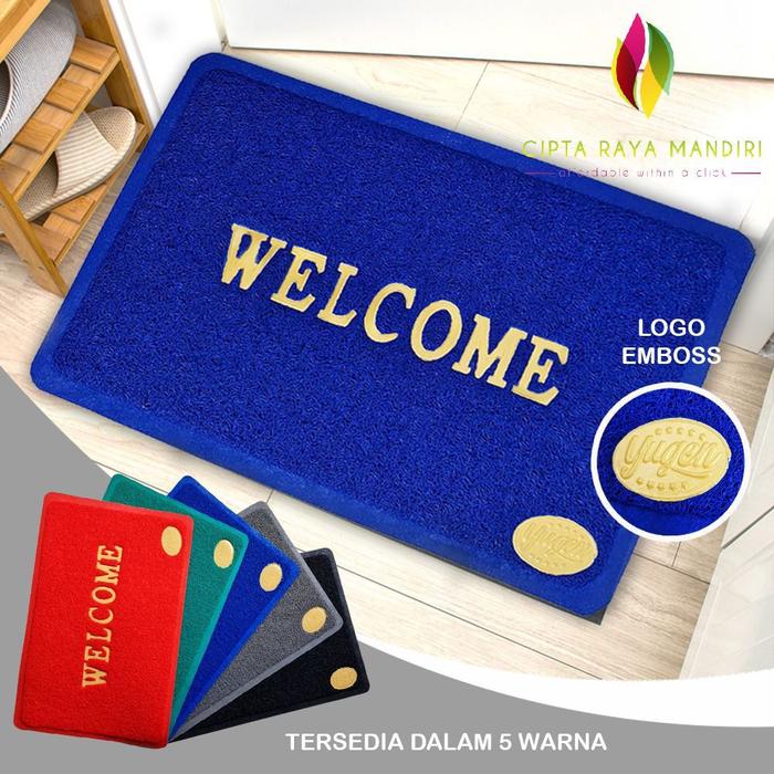 Promo KESET WELCOME PREMIUM 40x60cm / Keset Bihun ANTISLIP - POLOS ...