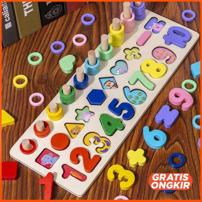 Mainan Anak Montessori Shape Matching Children Toy Z0566 - Shop | Tokopedia