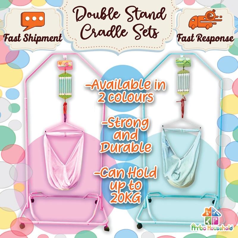 Set Buaian Elektrik Buaian baby buai baby cradle stand baby swing ...