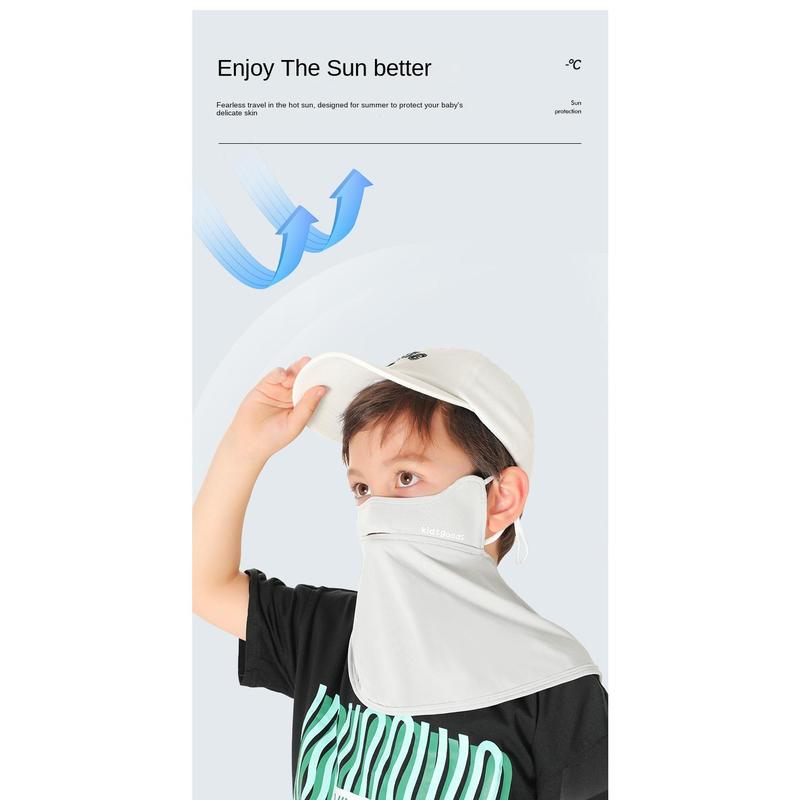 Children's Sun Protection Mask Summer Outdoor Sun Protection - TikTok ...