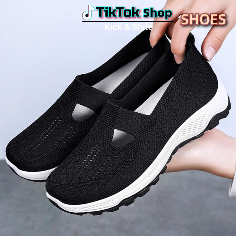 【Kick & Style】Kasut Selipar Kasual Musim Panas Wanita, Bahan - TikTok ...