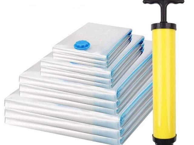 Love123 Reusable Vacuum Sealed Bag Cannister Vacuums Organiser - TikTok ...