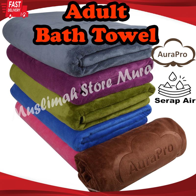 Super Big Towel Extra Saiz Besar Tuala Mandi Dewasa Microfiber - TikTok ...