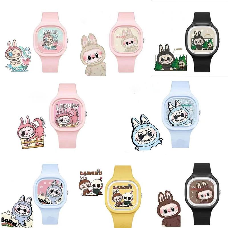 Jam Tangan untuk Pelajar, LABUBU, Jam Tangan Beruang Penjagaan ...