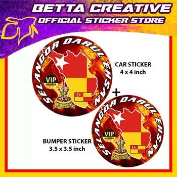 Team Selangor - Car Sticker & Bumper Sticker - TikTok Shop Malaysia
