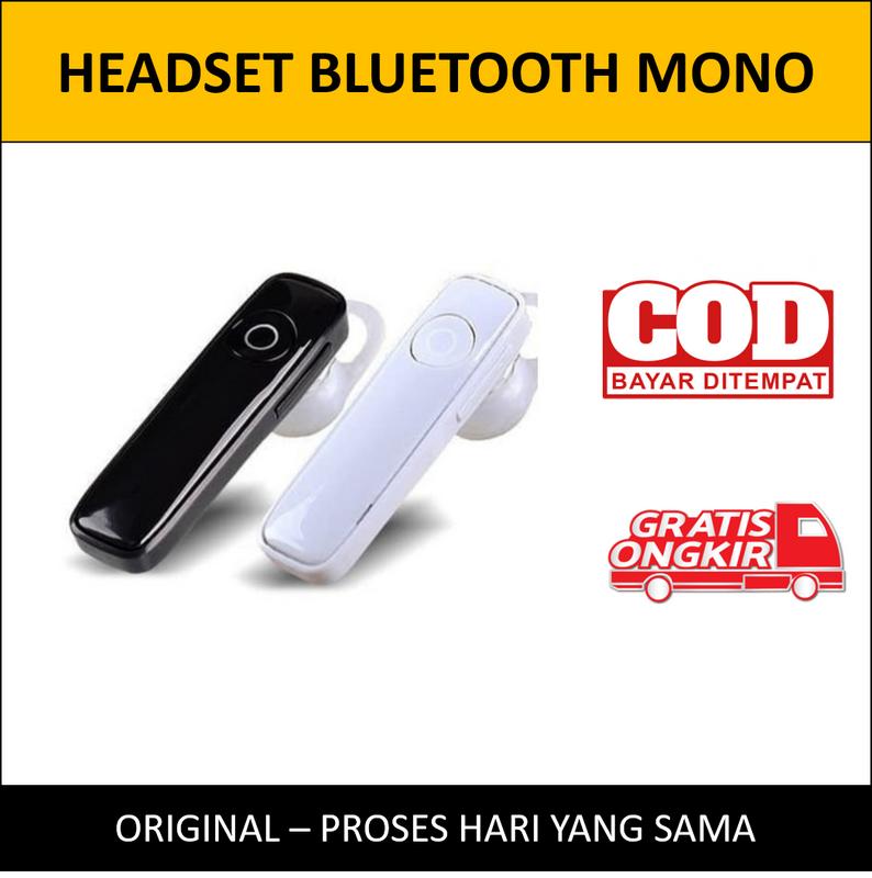 Headset Bluetooth MONO Earphone Single Handsfree Audio - Shop | Tokopedia