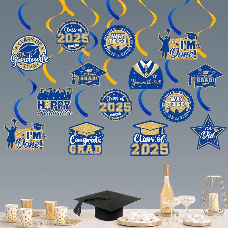 20 Pack Graduation Decorations 2025 - Congrats Grad Hanging Decoration ...