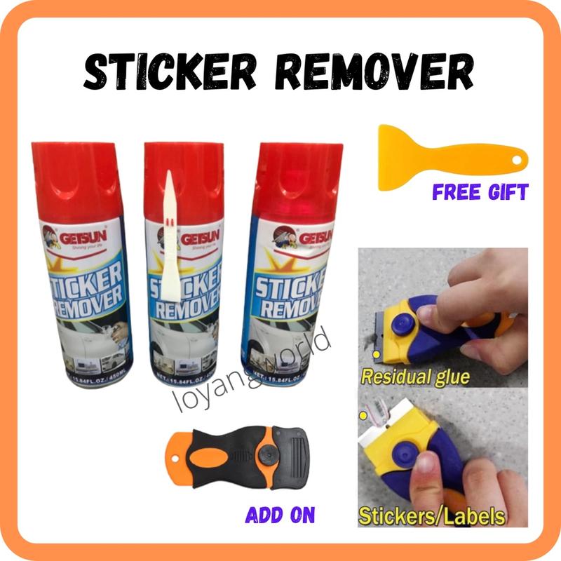 Sticker Remover Spray Car Adhesive Glue Removal Residue Beka - TikTok ...