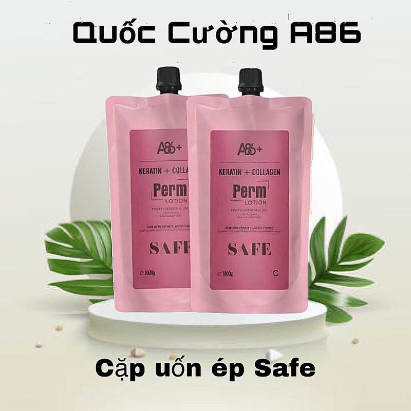 Cặp uốn duỗi A86 Safe 1000ml - Collagen & Keratin, PH 7.0 ch - TikTok ...