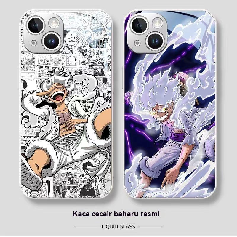 Sarung iPhone, Reka Bentuk One Piece Komik, Serasi dengan iPhone ...