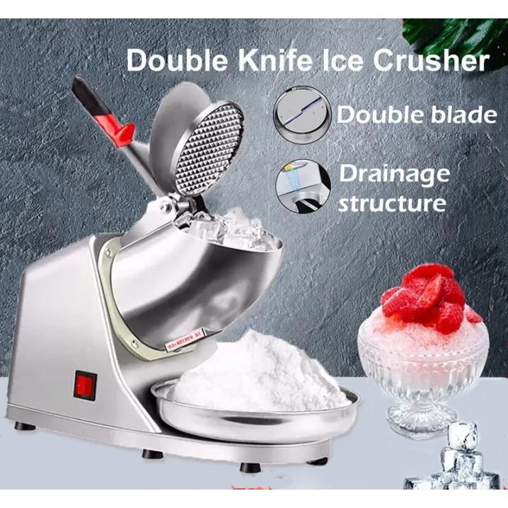 500W Double Blade Ice Crusher Machine Heavy Duty for Halo Halo - TikTok ...
