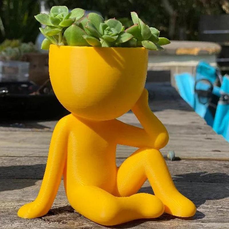 Dpenzxsr- Flowerpot Funny Plant Pot Unique Succulent Planter - TikTok ...