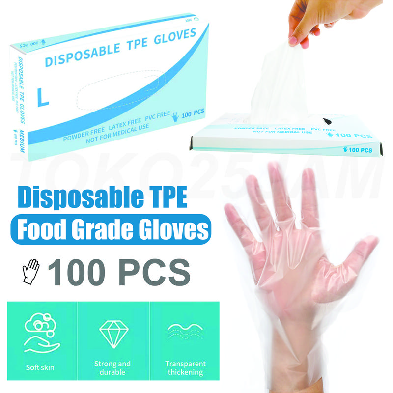 Sarung tangan TPE Food Grade Disposable Hand Glove Eco Friendly - Shop ...