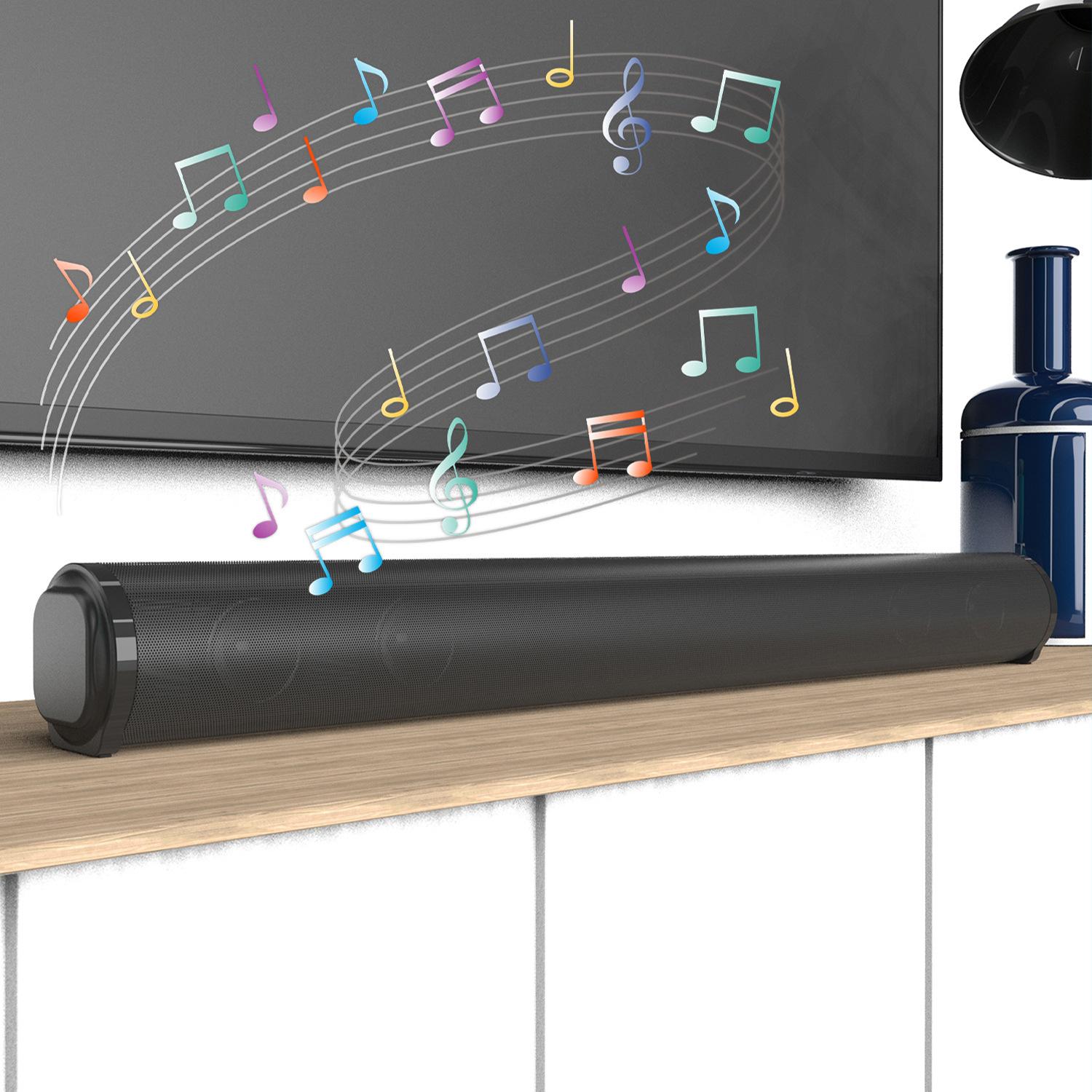 BS10 Bluetooth Speaker Soundbar Long Strip Speaker High Volume Soundbar ...